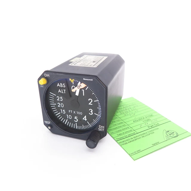 DISPLAY UNIT INDICATOR radar altimeter Agusta A109E RA-315 7000839-901 ...