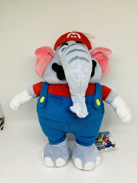GENUINE NINTENDO SUPER Mario Bros Wonder Mario Elephant Plush NEW ...