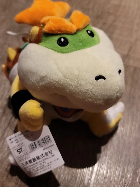 RARE OFFICIAL 7” Sanei BOWSER JR. Mario Plush Nintendo Toy Tagged £19.08 - PicClick UK