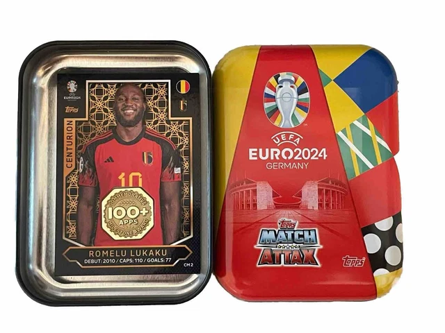 TOPPS MATCH ATTAX EURO 2024 Germany Centurion Relic CM 2 Romelu Lukaku ...