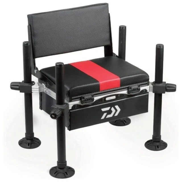 DAIWA D-VEC SEATBOX With Back Rest 220122 £149.99 - PicClick UK