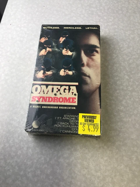 SINDROME OMEGA VHS B MOVIE RARO Drama Thriller Film D'azione kg RWS EUR ...