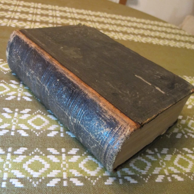 ALTE ANTIKE BIBEL, Dresden 1887, Heilige Schrift, Altes u. Neues ...