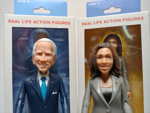 PRESIDENT JOE BIDEN & Vice President Kamala Harris FCTRY Action Figure ...