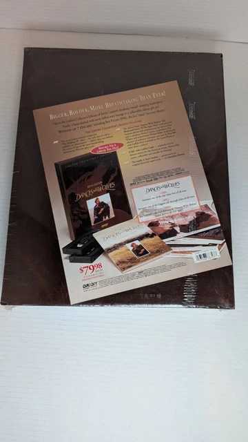 DANCES WITH WOLVES VHS Limited Collector's Edition New Sealed Kevin ...