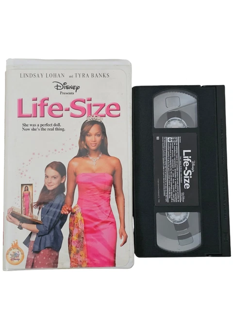 DISNEY'S LIFE-SIZE (VHS, 2000, Tyra Banks & Lindsay Lohan, Nostalgia) £ ...