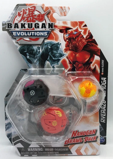 BAKUGAN EVOLUTIONS NANOGAN BRAWL PACK | RYERAZU CIMOGA NANO SLEDGE ...