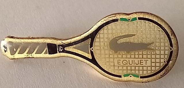 PIN’S RAQUETTE TENNIS Lacoste / Roland Garros (25mm) EUR 3,00 - PicClick IT