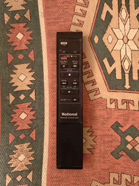 NATIONAL REMOTE CONTROL VHS Unit Working Good Condition £5.92 - PicClick UK