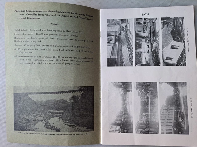 PICTORIAL STUDY OF FLOODING of Southern Tier, New York State July 8 ...