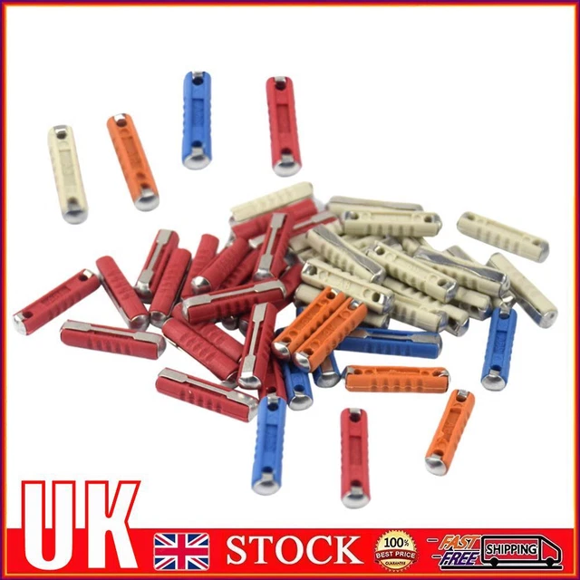 ZINC CHIP 12V Cartridge Fuse Ceramic Fuse Torpedo Type for Automobile 5 ...