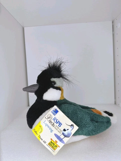 WILD REPUBLIC RSPB Plush 7" Lapwing Bird Without Sound RARE, V59 £42.00 ...