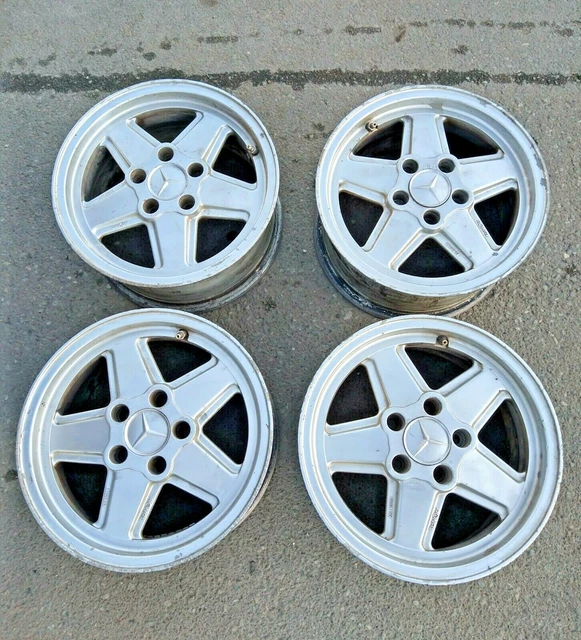 MERCEDES W124 W123 W126 W201 Ronal R9 Penta alufelgen 7Jx15 ET35 ...