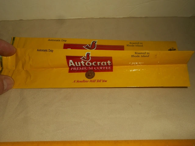 VINTAGE AUTOCRAT COFFEE ROASTED IN RHODE ISLAND Vacuum Packed 13 oz Bag ...