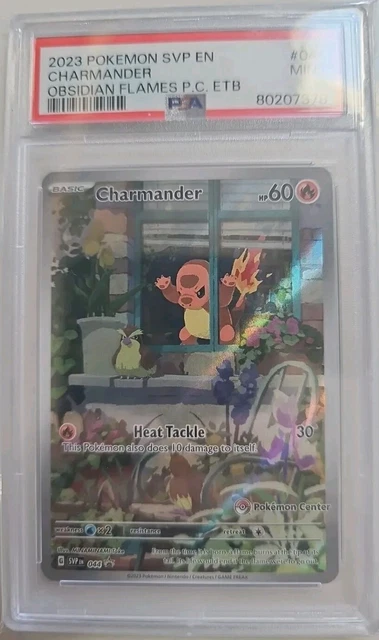 PSA 9 CHARMANDER Promo SVP 044 Pokemon Center Stamp Obsidian Flames EUR ...