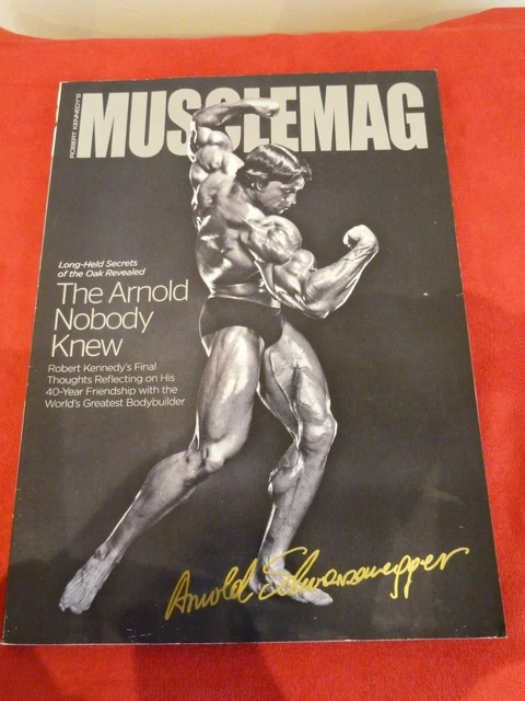 MUSCLEMAG AND FITNESS bodybuilding magazine Arnold Schwarzenegger £10. ...