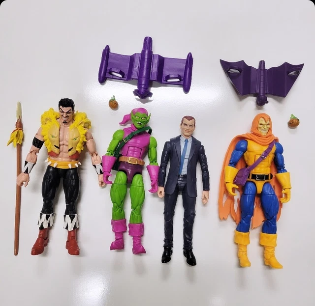 MARVEL LEGENDS SPIDER-MAN Lot Animated VHS Green Goblin, Retro Kraven ... MARVEL LEGENDS SPIDER-MAN Lot Animated VHS Green Goblin, Retro Kraven ...