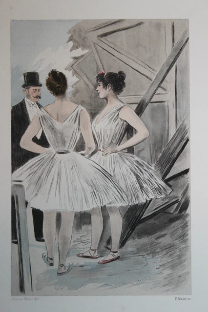 EAU-FORTE AQUARELLE POCHOIR La Femme à Paris Pierre Vidal Fred. Massé ...