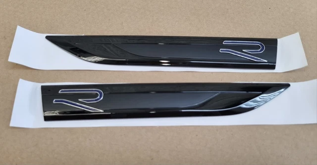 VOLKSWAGEN GOLF R Mk7 Mk7.5 Mk6 Wing Badges R Emblem Pair Left And ...