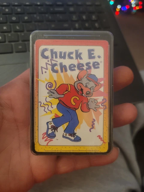 VINTAGE CHUCK E Cheese Playing Cards Sealed 1990s Retro Mascot New With ...