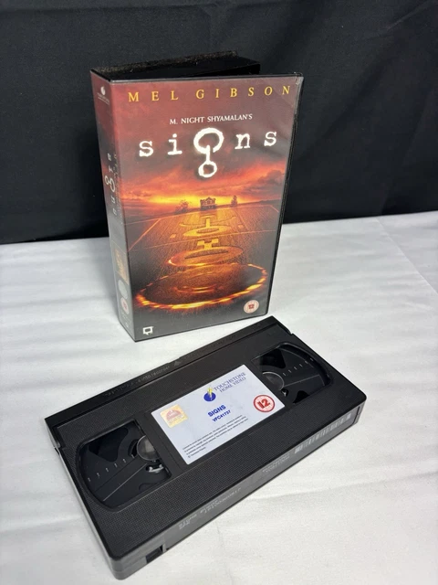 SIGNS VHS VIDEO Tape PAL Horror Film Retro movie cassette Tape £5.91 ...