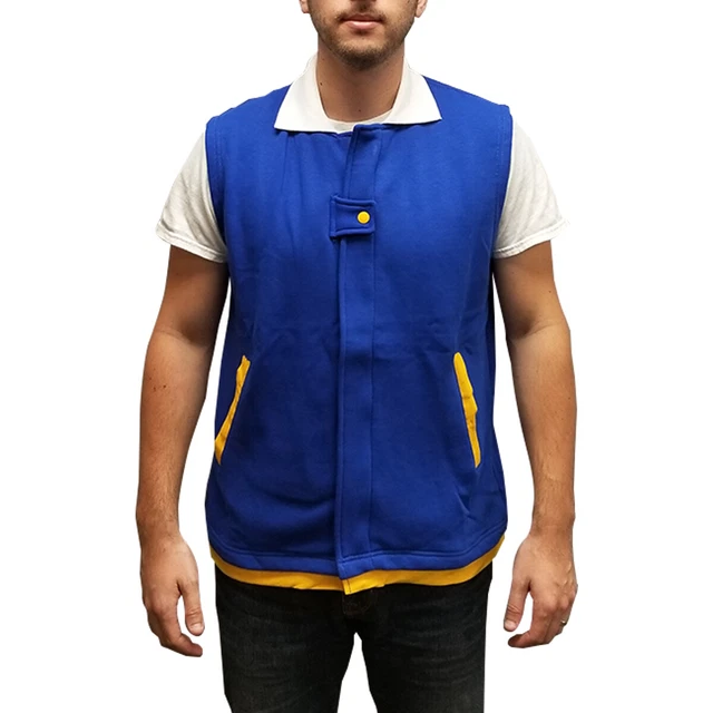 ASH KETCHUM VEST Pokemon Original Trainer Costume Adult Youth ...