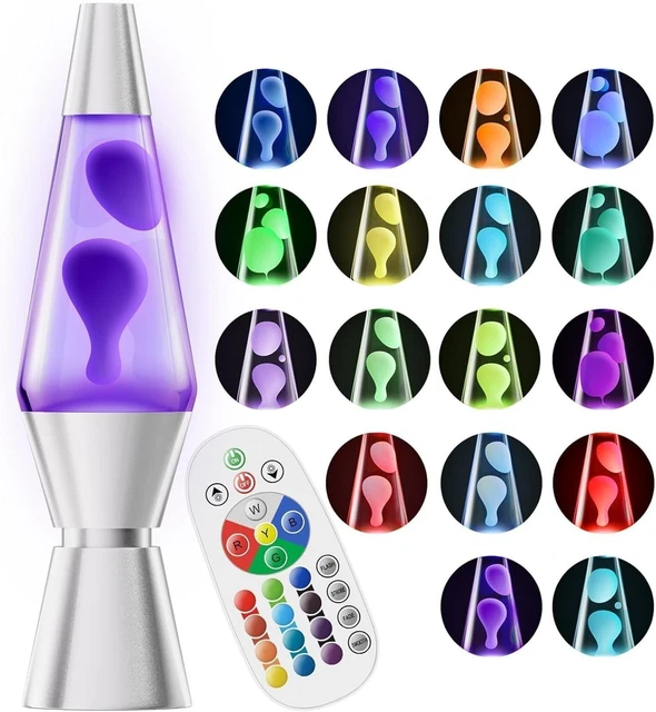 SOARLING 17 COLOUR Changing Night Light 14.5" Liquid Motion Lamp £19.20 ...