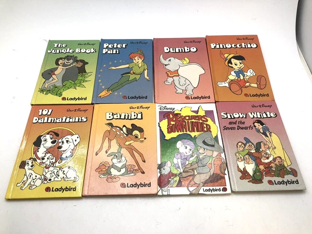 VINTAGE LADYBIRD WALT Disney Books Bundle Peter Pan Jungle Book Snow ...