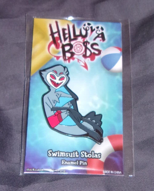 Vivziepop Helluva Boss Hazbin Hotel Pin Up Stolas 2 Enamel Pinhazbin ...