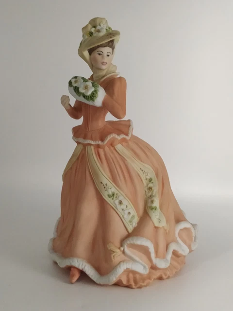 VINTAGE FIGURINE LADY Porcelain Wedgwood GEORGINA Designed by SHIRLEY ...