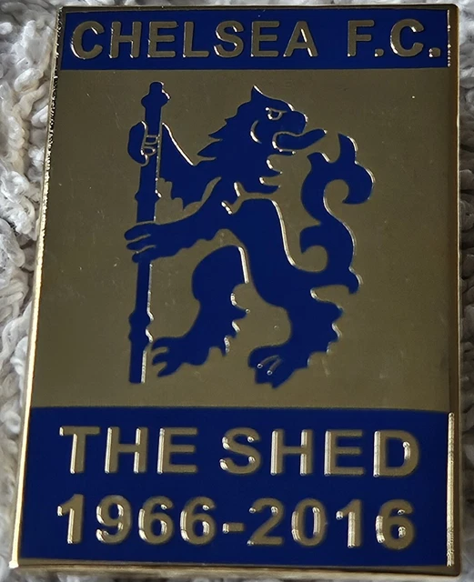 CHELSEA FOOTBALL CLUB Badge - Chelsea Shed 1966 To 2016 - 50 Years £4. ...