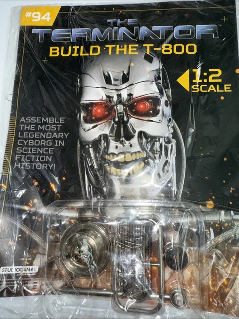 HACHETTE 1:2 SCALE Terminator Build The T-800 Endoskeleton Issue 94 £44 ...