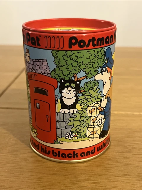 VINTAGE POSTMAN PAT Money Box Kinnerton Tin £8.99 - PicClick UK
