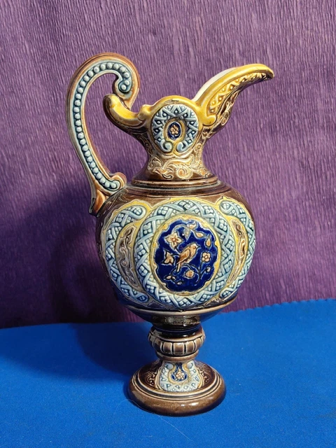 ANTIQUE HEINRICH KRETSCHMANN STARK Elbogen Bohemia Majolica Pottery ...