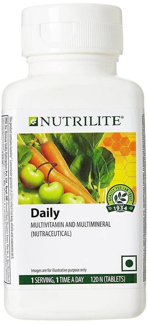 2 PC X 120 Tablets Amway Nutrilite Daily Multivitamin and Multimineral ...