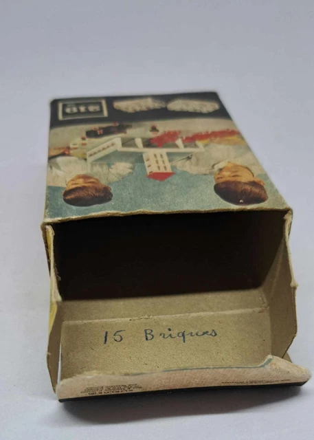 LEGO SYSTEM 219 Vintage 1958 13 Briques Translucides 2X3 Trans Clear ...