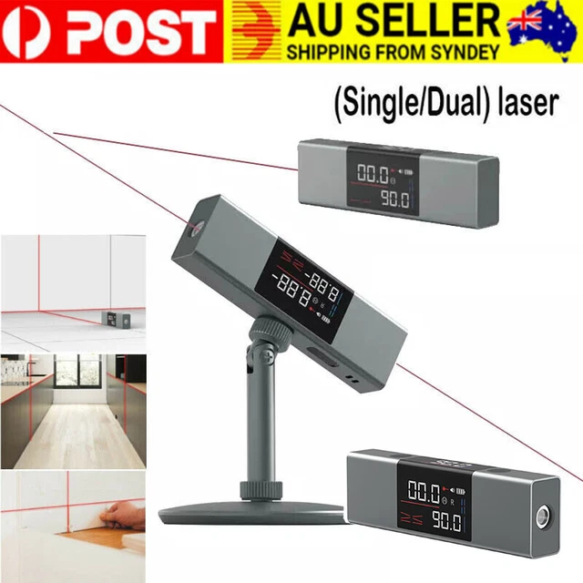 LASER PROTRACTOR ANGLE Measure Laser Level Ruler Type-C Charging ...