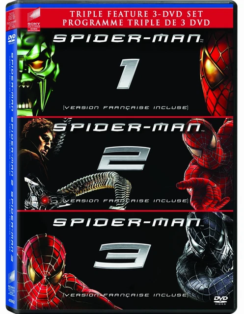 SPIDER-MAN TRIPLE FEATURE (Spider-Man / Spider-Man 2 / Spider-Man 3 ...