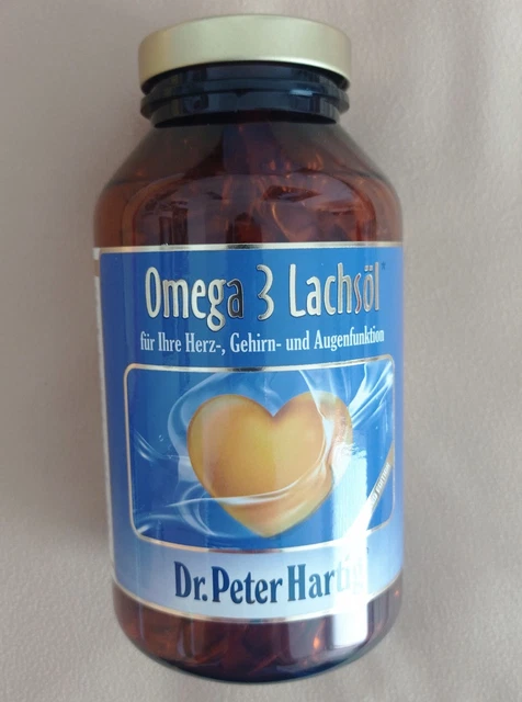 DR. PETER HARTIG Omega 3 Lachsöl 250 Kapseln NEU HSE24 EUR 25,00 ...