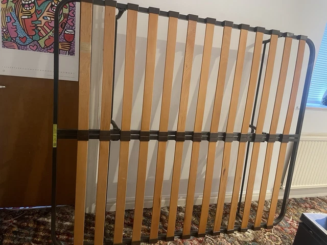 KING SIZE METAL Heavy Duty Low Japanese Style Bed Frame 190x160cm £21. ...