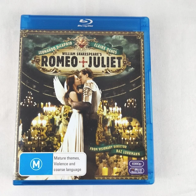 WILLIAM SHAKESPEARE’S ROMEO + Juliet BLU-RAY Region B Leonardo DiCaprio. £6.88 - PicClick UK