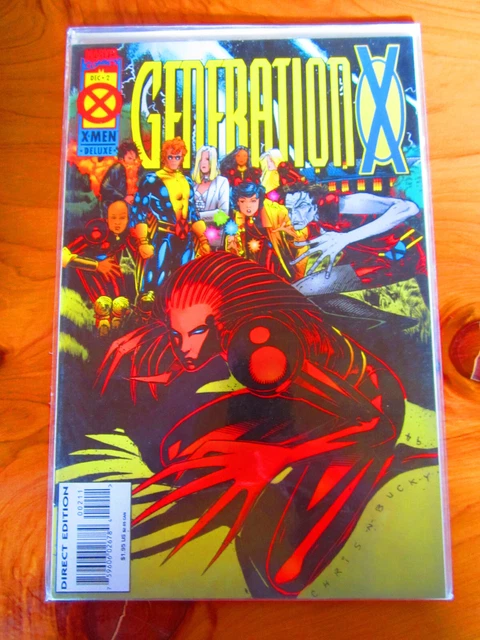 COMIC BOOK GENERATION X Marvel Vol. 1 No. 2 December 1994 Great ** Must ...