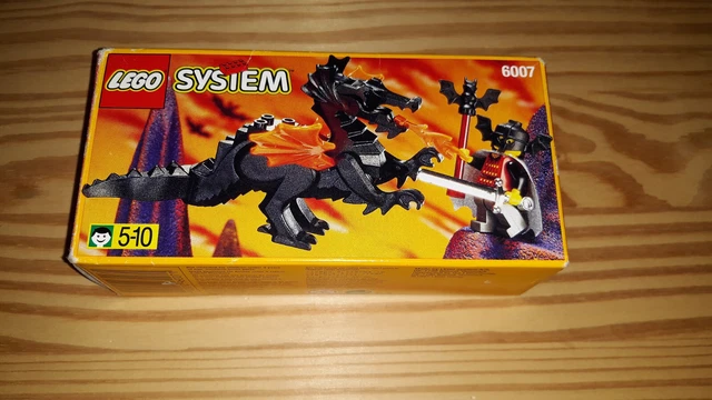 LEGO 6007 CASTLE Moyen Age Fright Knight Bat Lord 100% Complete W/ Box ...