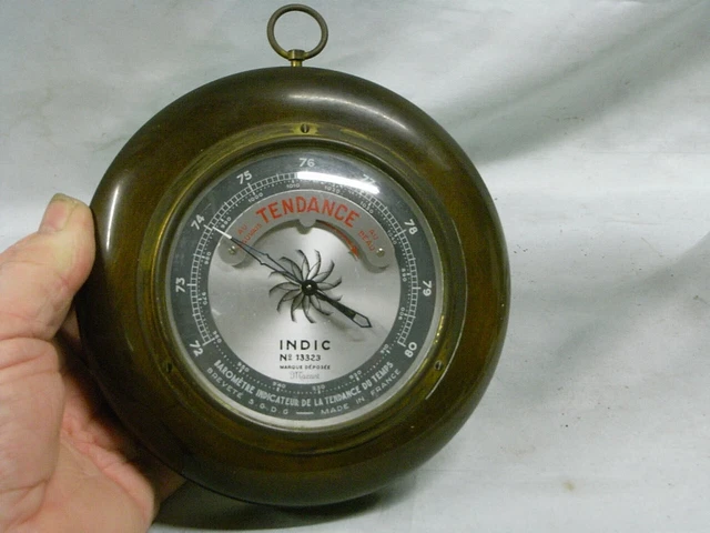 BAROMÈTRE MAXANT SYSTEME Indicateur Tendance Station Météo Instrument ...