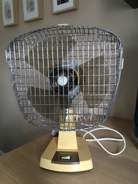 VINTAGE XPELAIR-TAURUS OSCILLATING Desk Fan Working £26.72 - PicClick UK