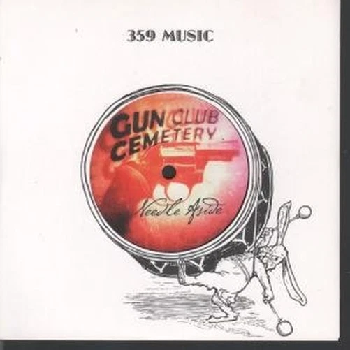 GUN CLUB CEMETERY Needle Aside 7" vinyl UK 359 Music 2013 die cut ...