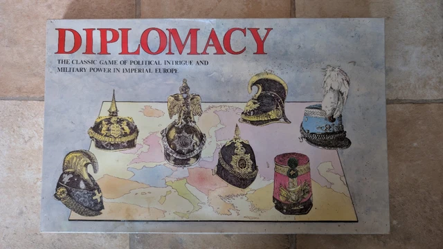 VINTAGE DIPLOMACY 1989 Classic Military Power Board Game by Gibsons ...