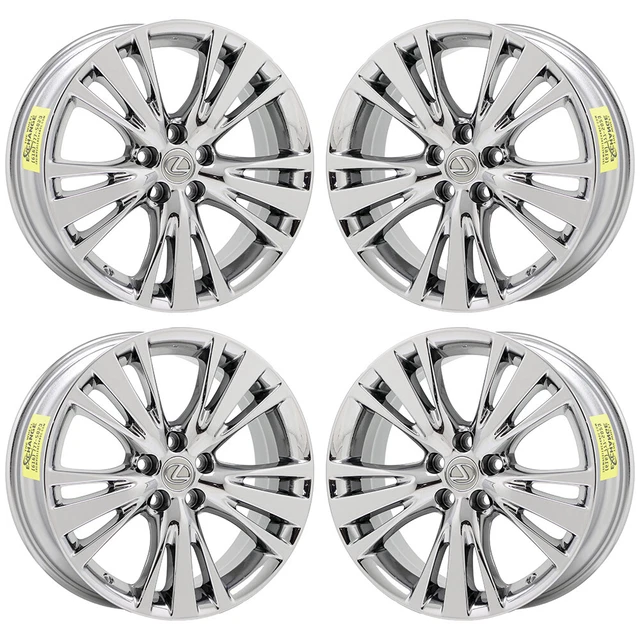 19& LEXUS RX350 RX450 PVD Chrome wheels rims Factory OEM set 4 74254 ...