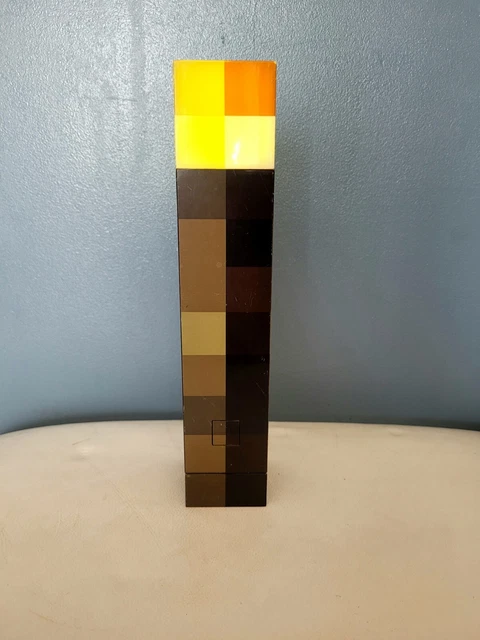 MINECRAFT LIGHT-UP WALL torch night light £10.00 - PicClick UK