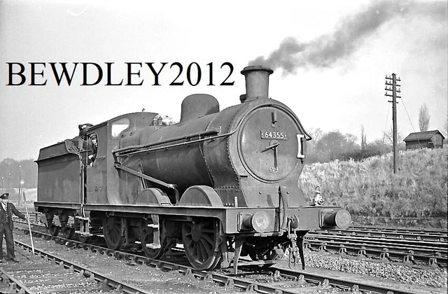 NEGATIVE 35MM LNER ROBINSON J11 64355 SHUNTING AT GAINSBOROUGH STATION ...
